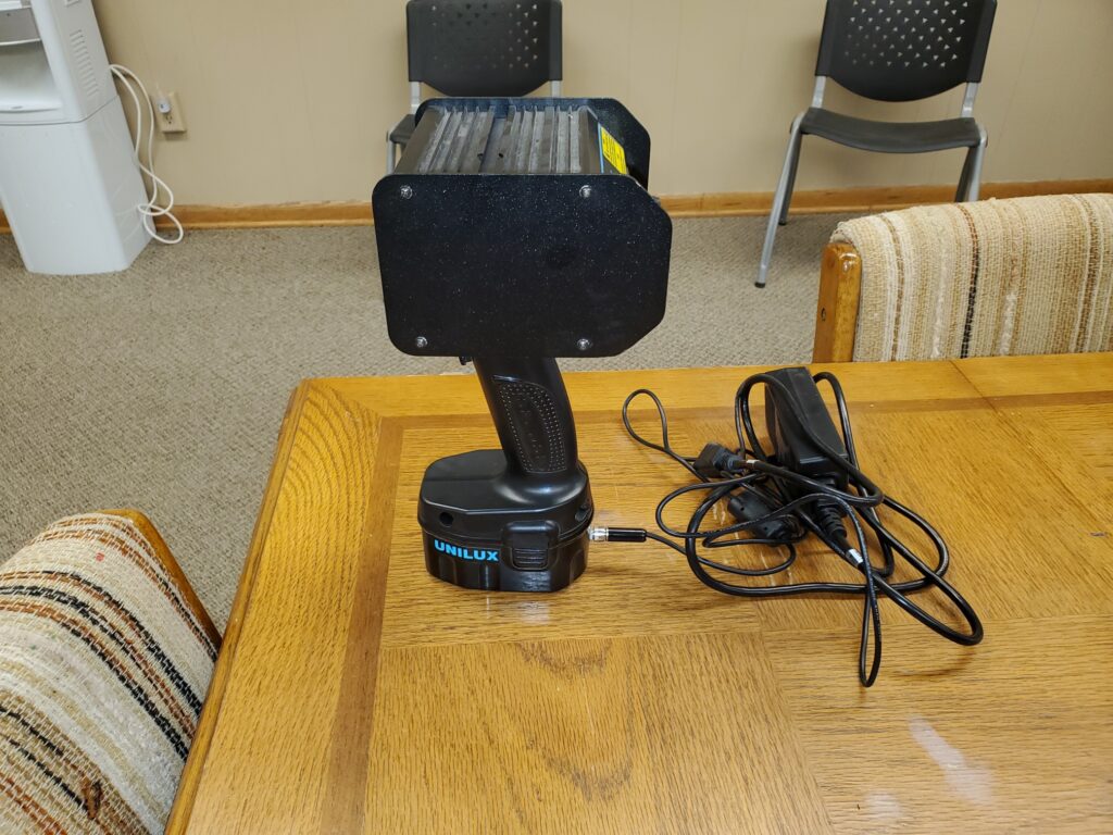 Unilux Hand Held Strobe Light #1857 SOLD - gb Flexo